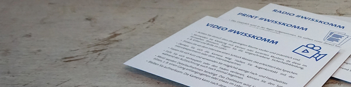 Guidelines of good science PR : MIN Faculty : University of Hamburg